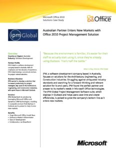 IPM+Global+MS+Office+Case+Study | IPM Construction Management Software ...
