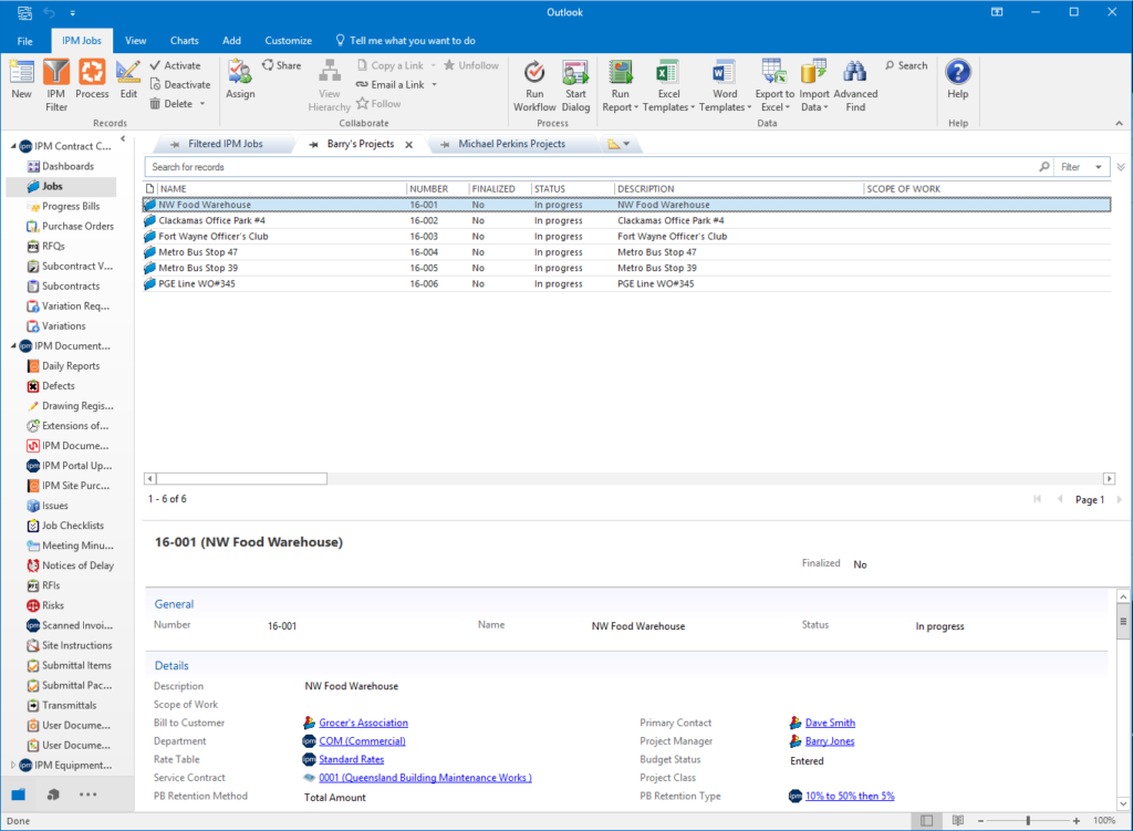 Core Features | IPM Construction Management Software - Integrates with ...