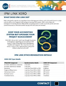 IPM+Link+XERO | IPM Construction Management Software - Integrates with ...