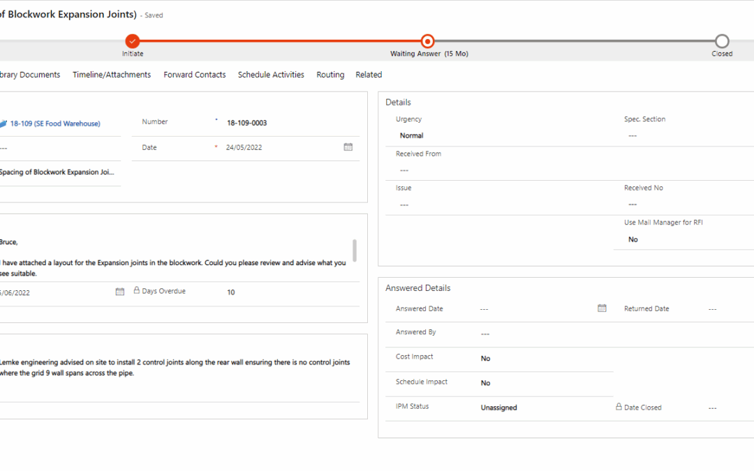 08 RFIs | IPM Construction Management Software - Integrates with ...