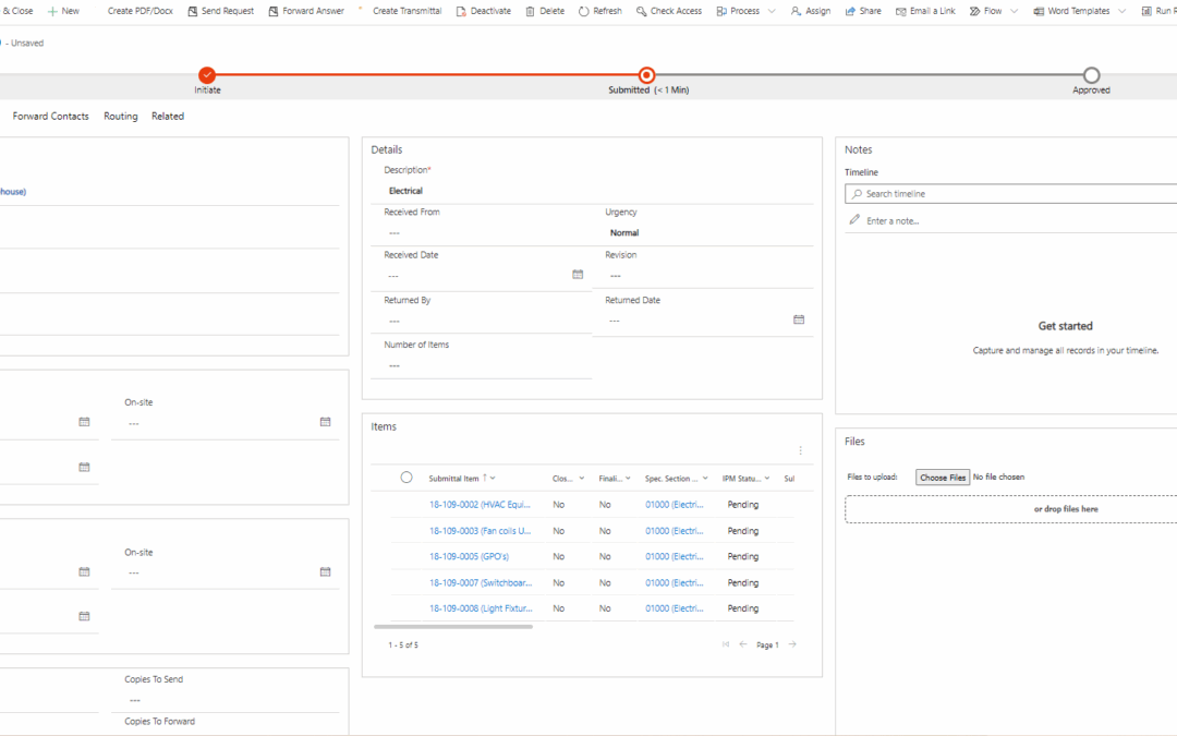 12 Submittal Packages | IPM Construction Management Software ...
